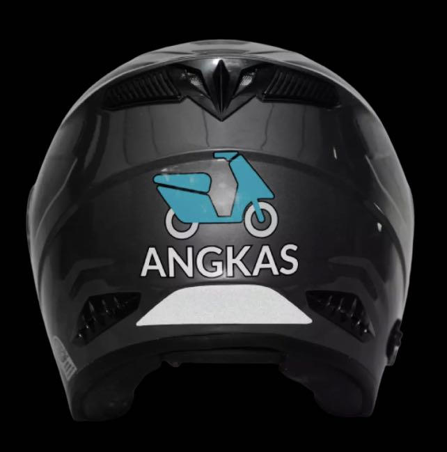 Angkas Passenger Helmet (Official), Motorbikes, Motorbike Parts ...