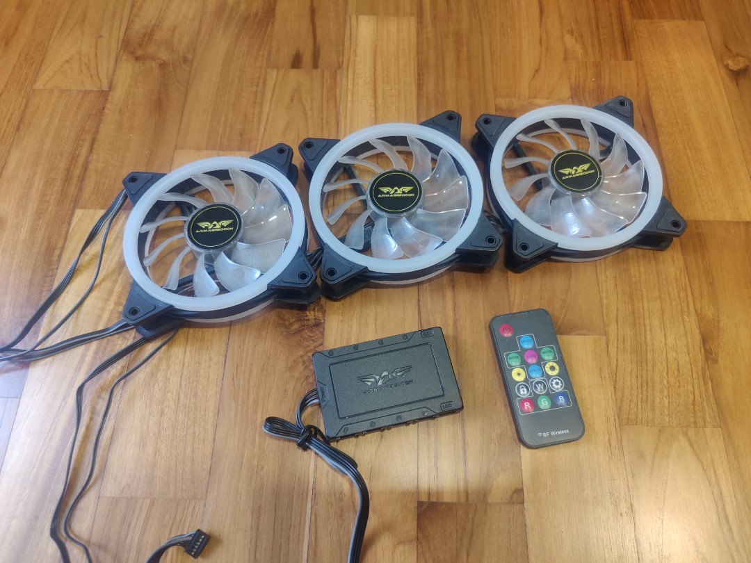 Armaggeddon Infineon Loop RGB fan kit for computer desktop, Computers ...