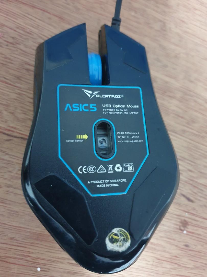 Asics wired mouse, Computers & Tech, Parts & Accessories, Mouse ...