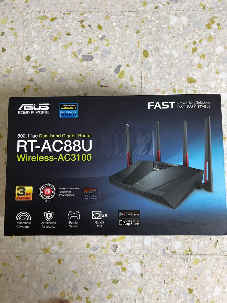 Asus RT-AC88U, Computers & Tech, Parts & Accessories, Networking on ...
