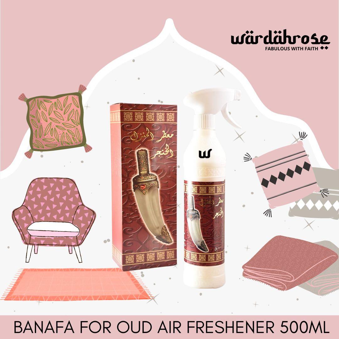 BANAFA FOR OUD AIR FRESHENER 500ML, Beauty & Personal Care, Fragrance ...