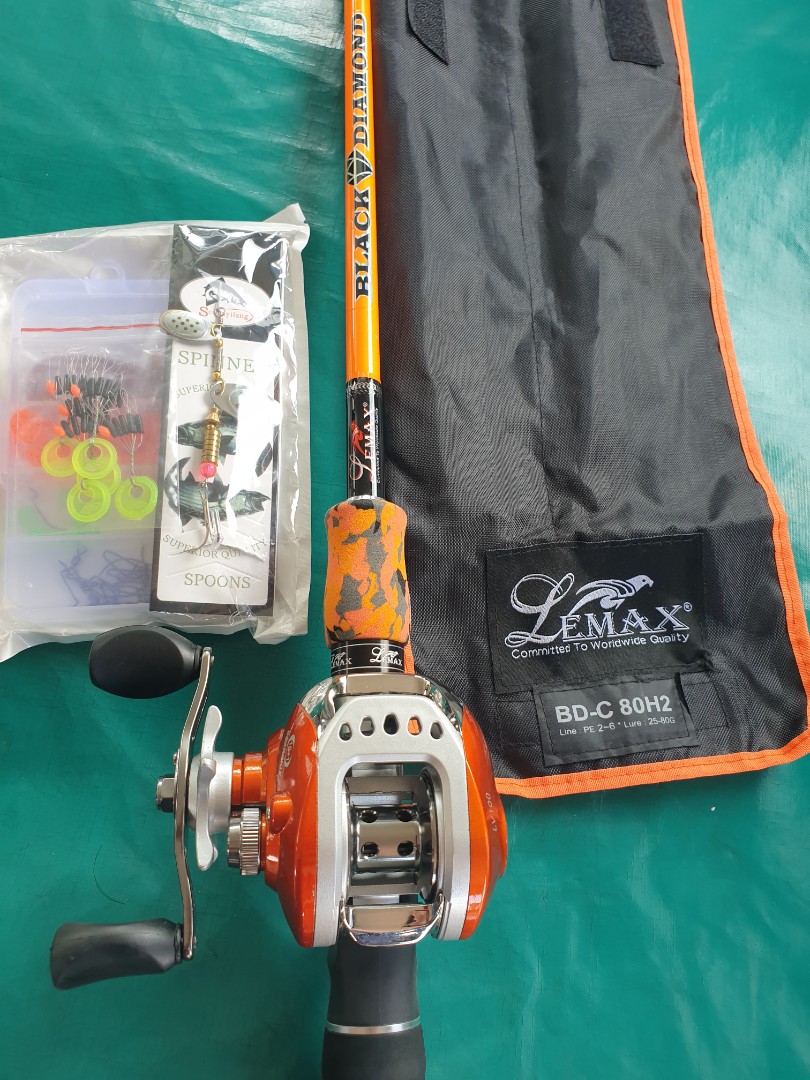 BC rod and Reel, Sports Equipment, Fishing on Carousell