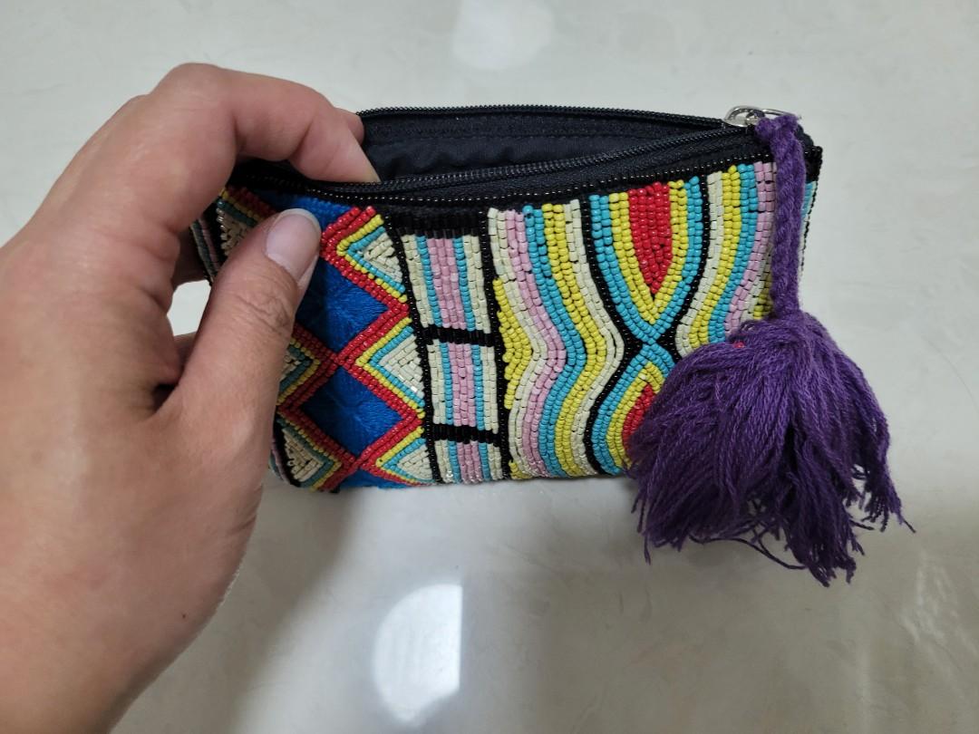 Beaded pouch, Women's Fashion, Bags & Wallets, Purses & Pouches on ...