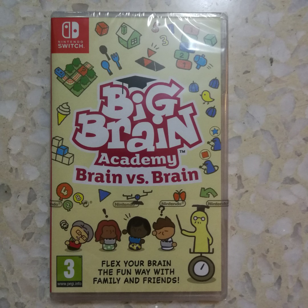 Big Brain Academy: Brain vs Brain, Video Gaming, Video Games, Nintendo ...