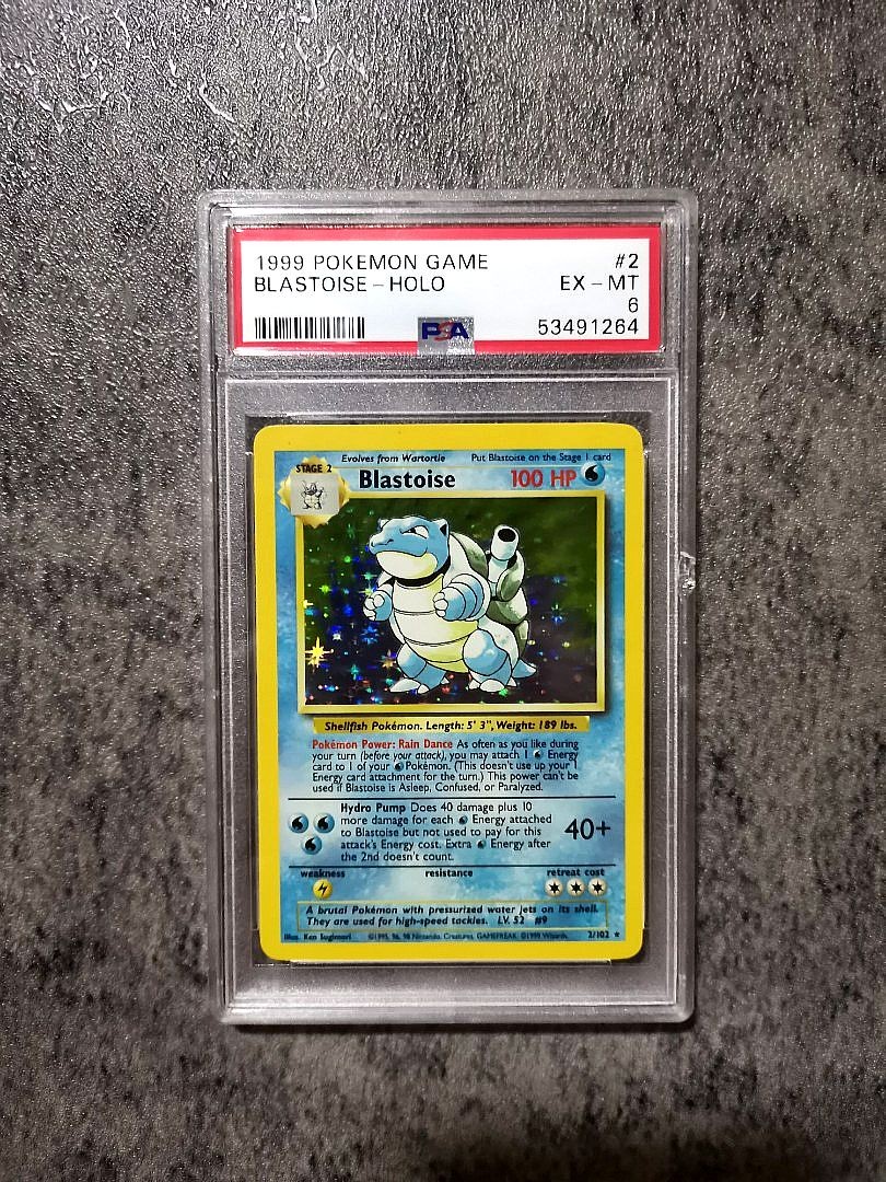 Blastoise PSA 6 Base Set 1999 Pokemon, Hobbies & Toys, Toys & Games on ...