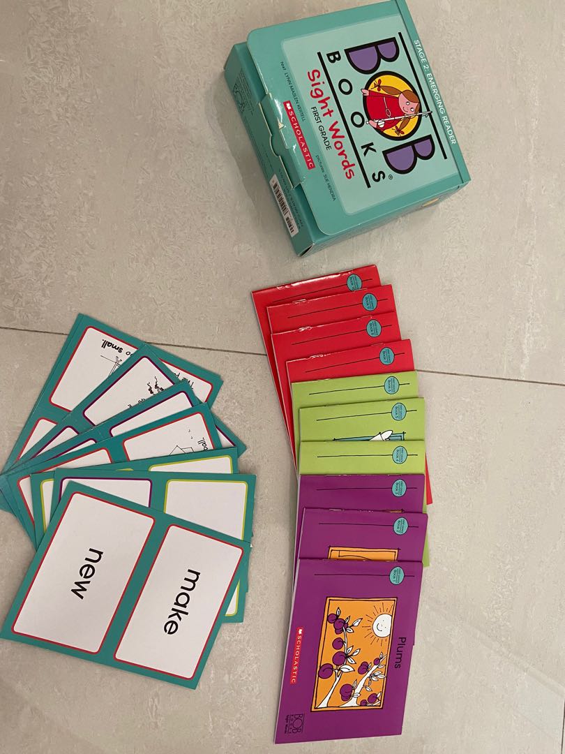Bob Books Readers: First Grade Sight Words. Full set 10 books + 2-sided ...