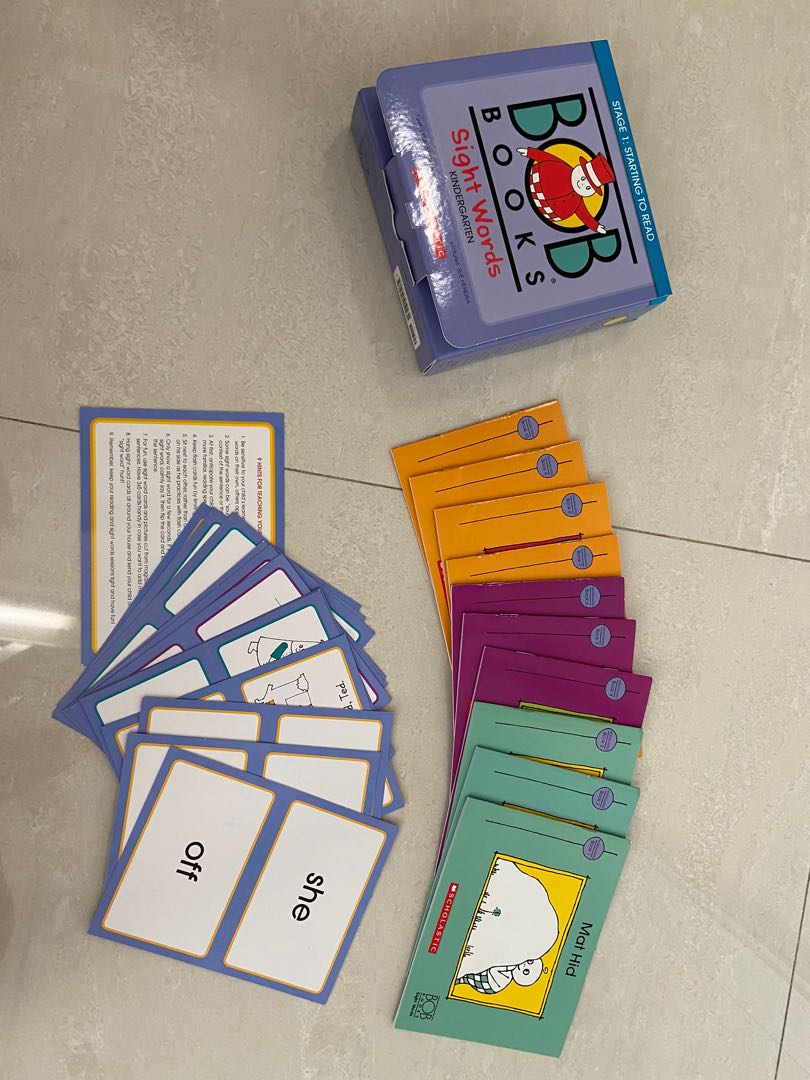 Bob Books Readers: Kindergarten Sight Words. Full set 10 books + 2 ...