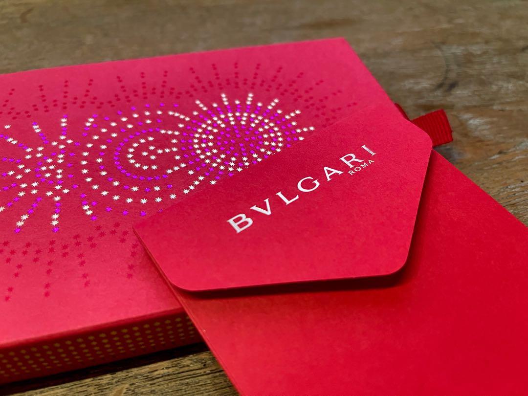 CNY Special - BVLGARI Red Packet/Ang Bao, Luxury, Accessories on Carousell