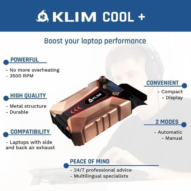 [C3358] KLIM Cool + Laptop Cooler Laptop in Metal - The Most Powerful ...