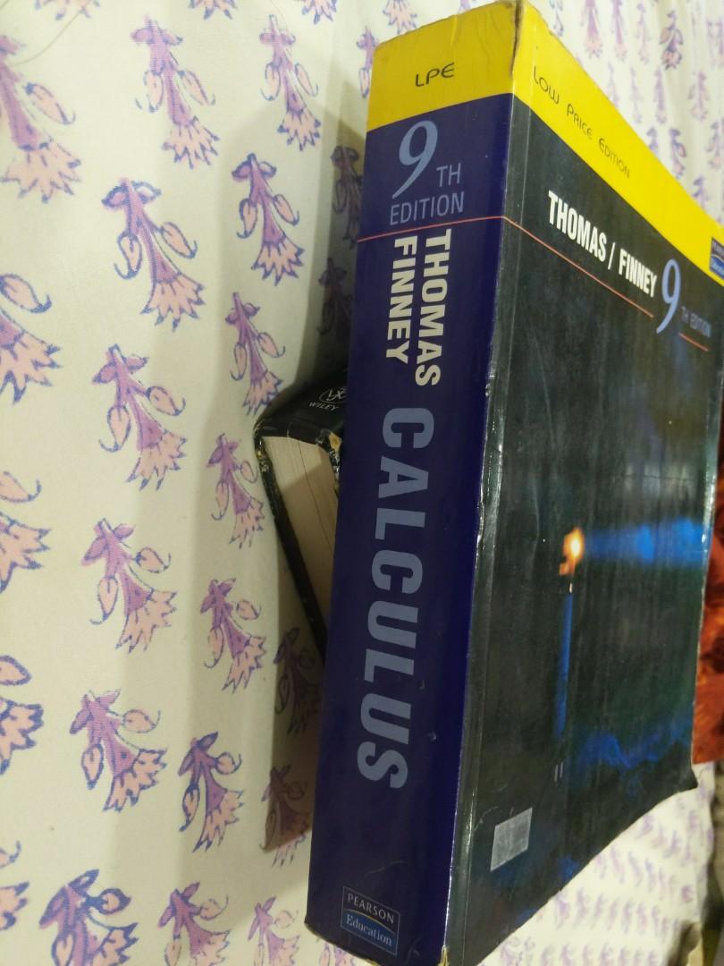 Calculus By Thomas Finney 9th Edition Hobbies And Toys Books