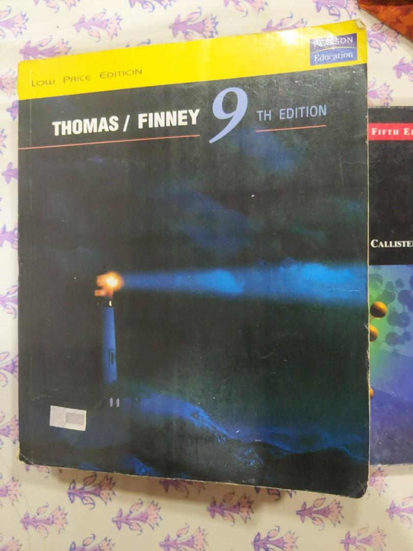 Calculus By Thomas Finney 9th Edition Hobbies And Toys Books