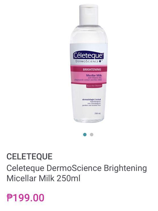 Celeteque micellar milk, Beauty & Personal Care, Face, Face Care on ...