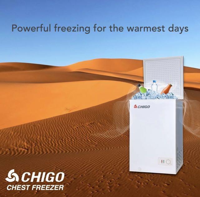 Chigo Chest Type Freezer with Hard Top Door Energy Efficient, TV & Home ...