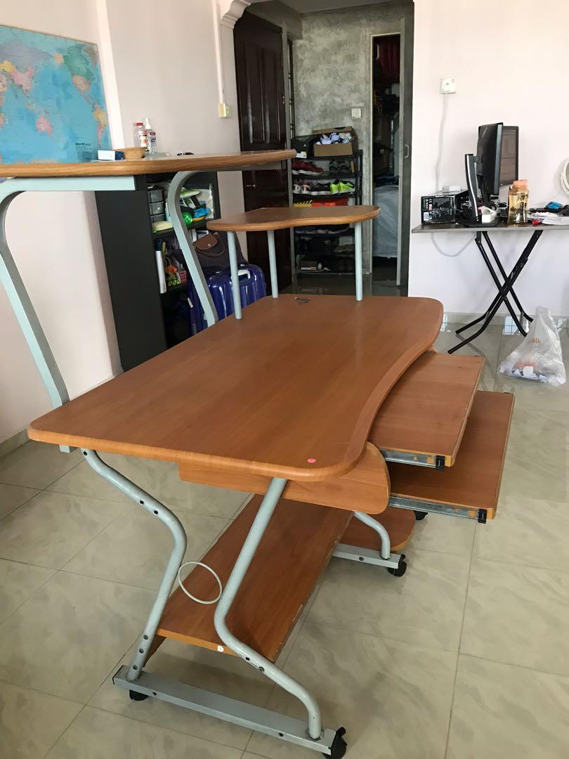 Computer Table, Furniture & Home Living, Furniture, Tables & Sets on ...