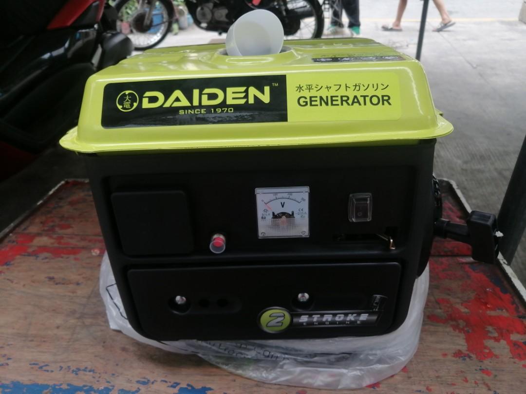 Daiden 1000watts Generator gasoline type, Furniture & Home Living, Home ...