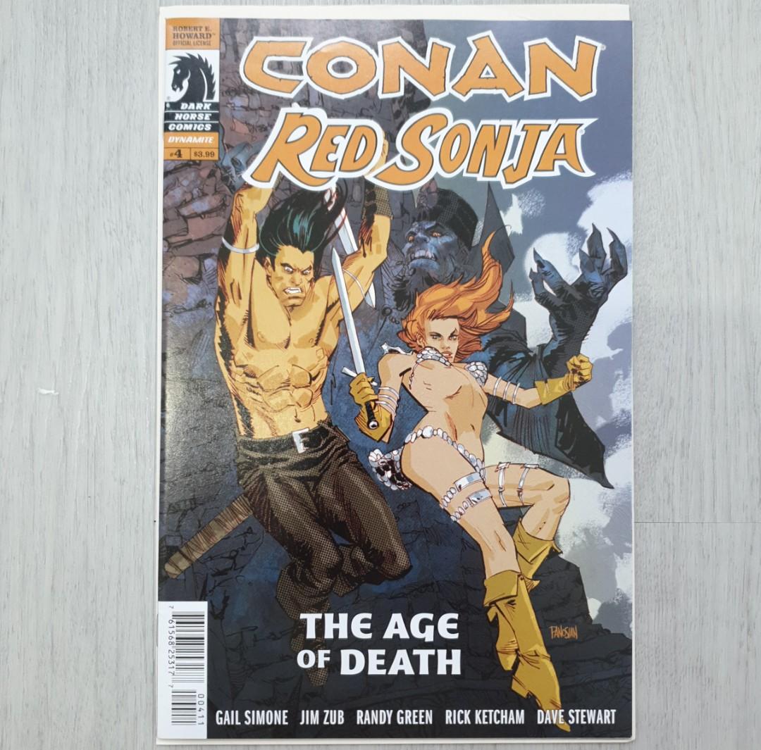 Dark Horse Comics Conan Red Sonja 4 Near Mint Condition, Hobbies & Toys ...