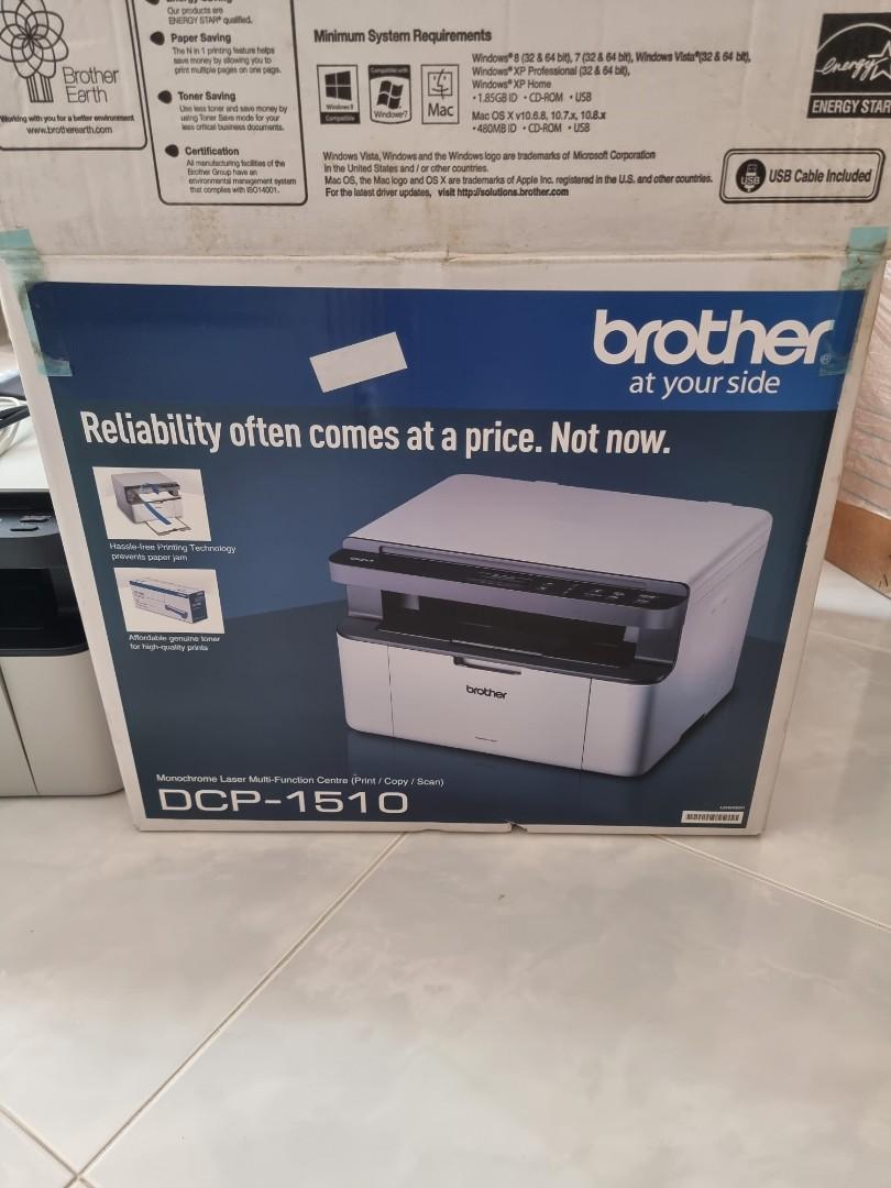 DCP-1510 print copy scan printer, Computers & Tech, Printers, Scanners ...
