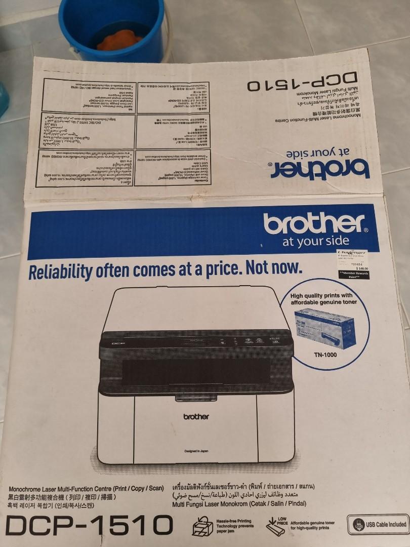 DCP-1510 print copy scan printer, Computers & Tech, Printers, Scanners ...