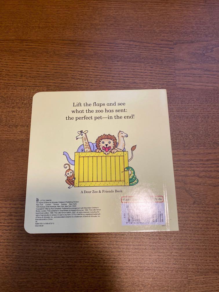 Dear Zoo lift the flap book, Hobbies & Toys, Books & Magazines ...