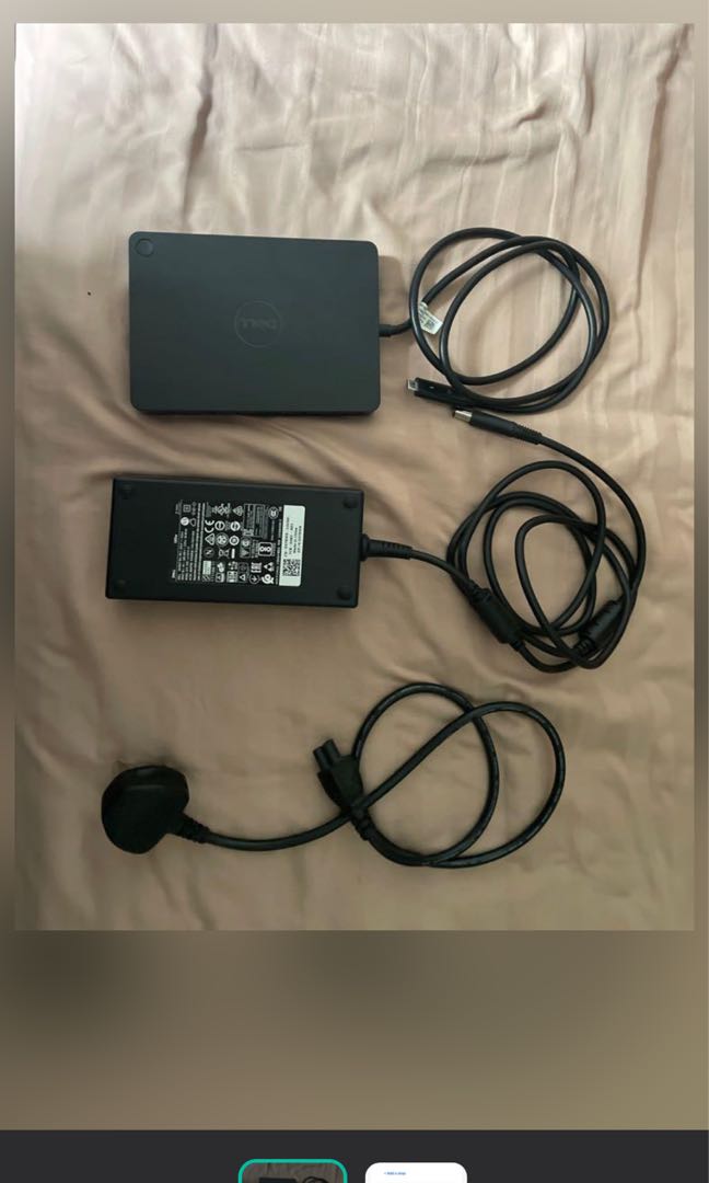 Dell WD15 Monitor dock + 180w power adapter set, Computers & Tech ...