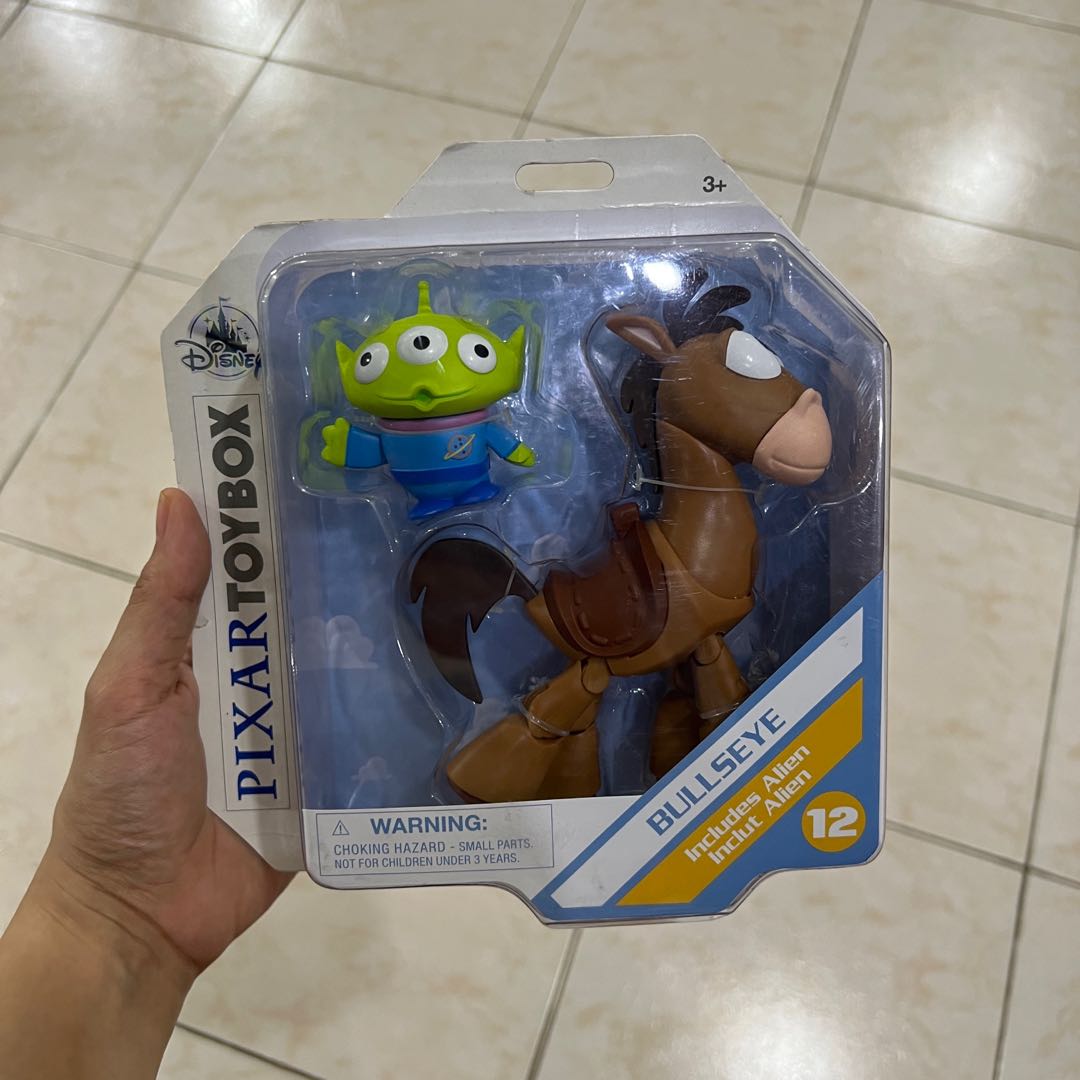 Disney Pixar Toybox (Toy Box) Bullseye and Alien, Hobbies & Toys, Toys ...
