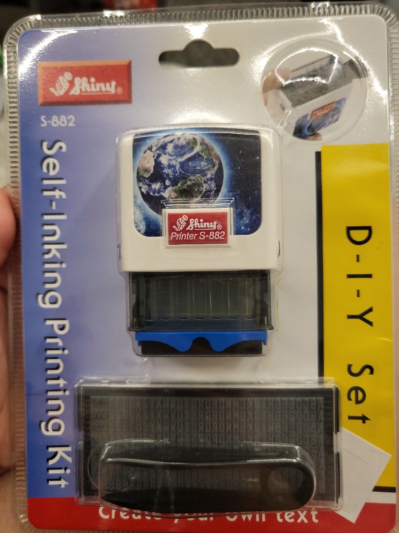DIY Self inking printing kit, Computers & Tech, Printers, Scanners ...
