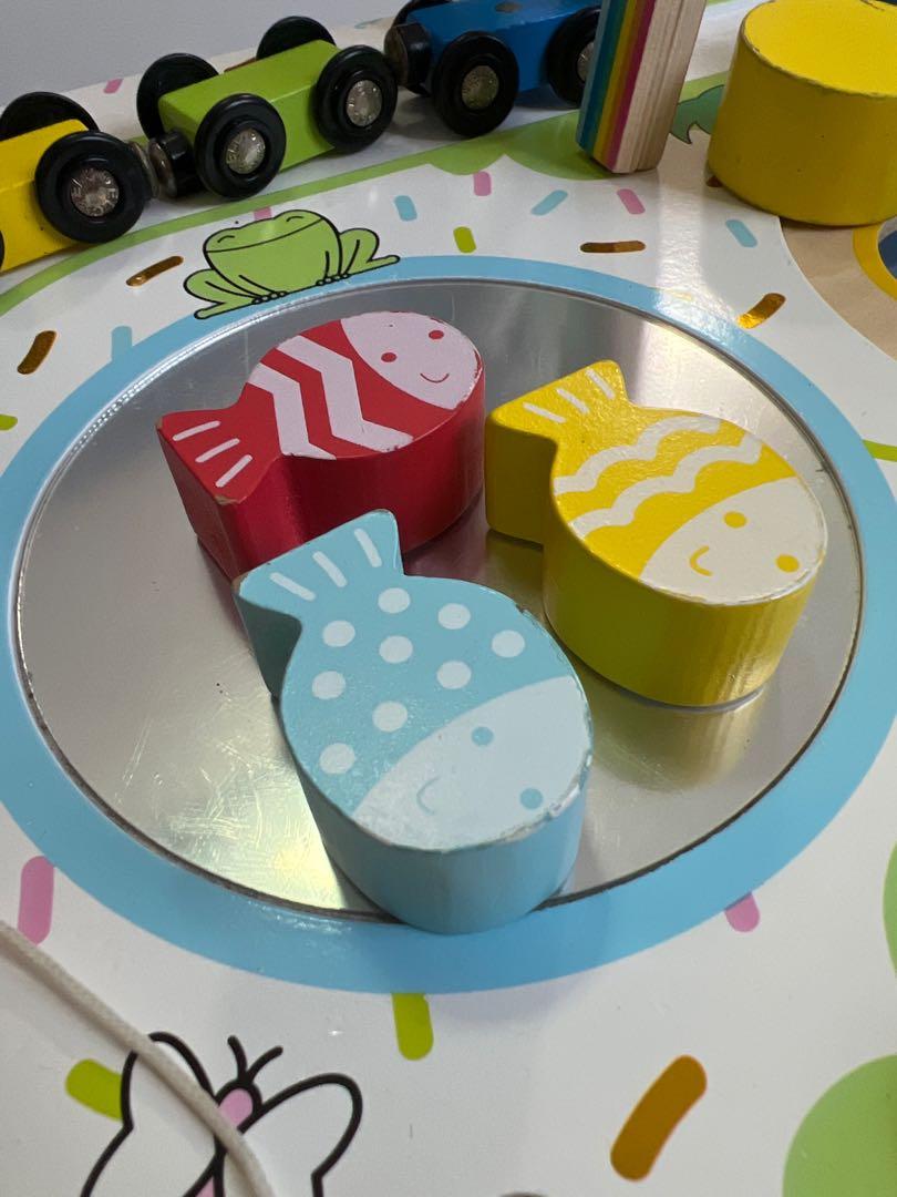 Early Learning Centre Wooden Activity Train Table Babies Kids