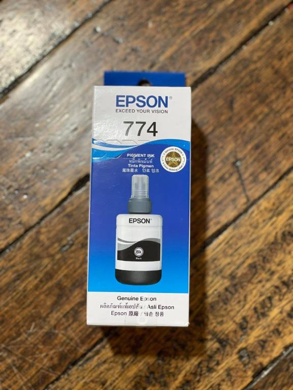 Epson T774 Black Ink Bottle (140mL), Computers & Tech, Printers ...