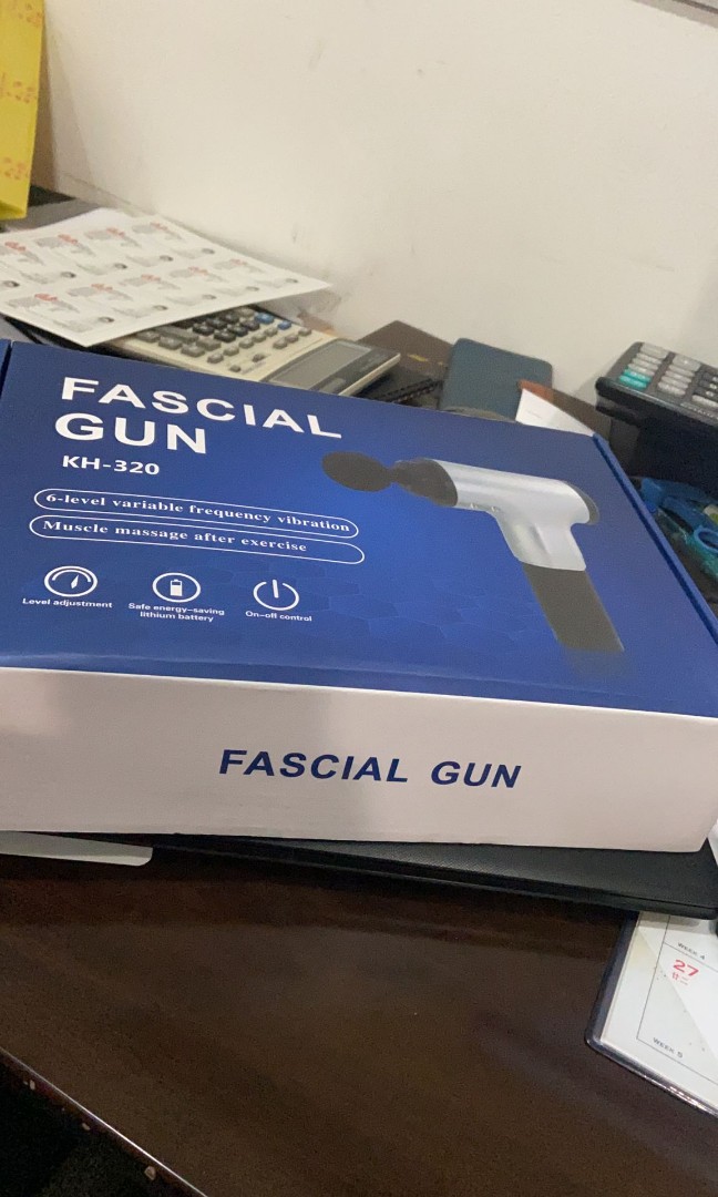 Fasical muscle gun, Health & Nutrition, Massage Devices on Carousell
