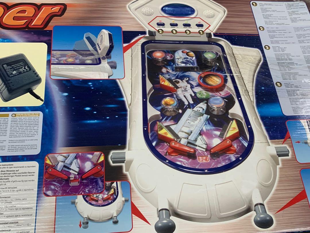 實體波子機太空人Flipper pinball machine spaceman, 興趣及遊戲, 玩具 & 遊戲類 - Carousell