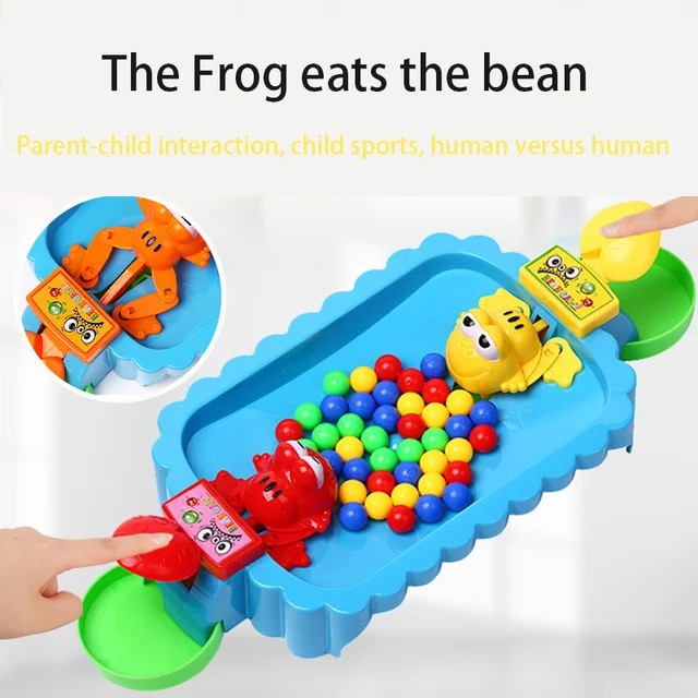 Frog eat beans family game, Hobbies & Toys, Toys & Games on Carousell