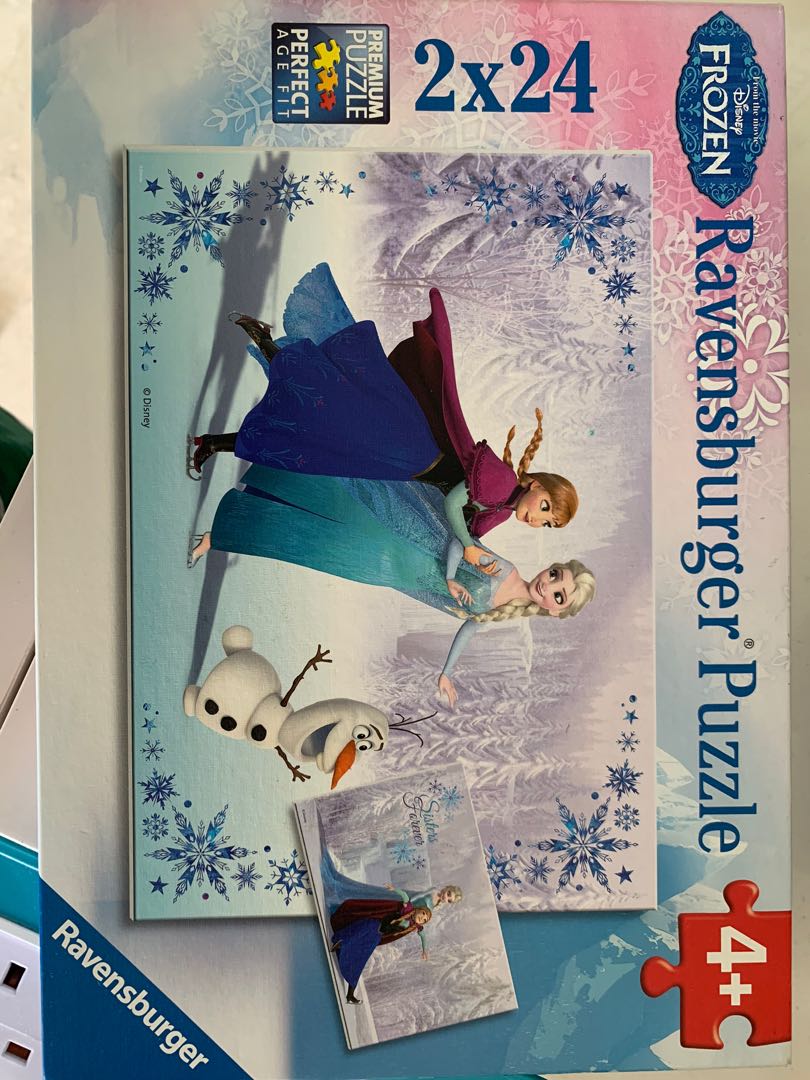 Frozen puzzle (all intact), Hobbies & Toys, Toys & Games on Carousell
