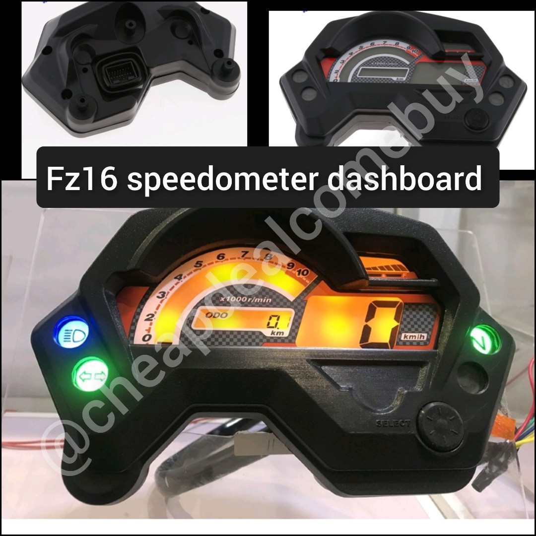 Fz16 speedometer, Motorcycles, Motorcycle Accessories on Carousell