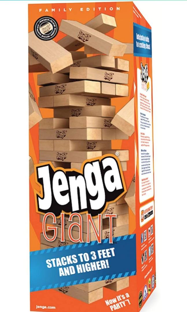 Giant Jenga 3 feet, Hobbies & Toys, Toys & Games on Carousell