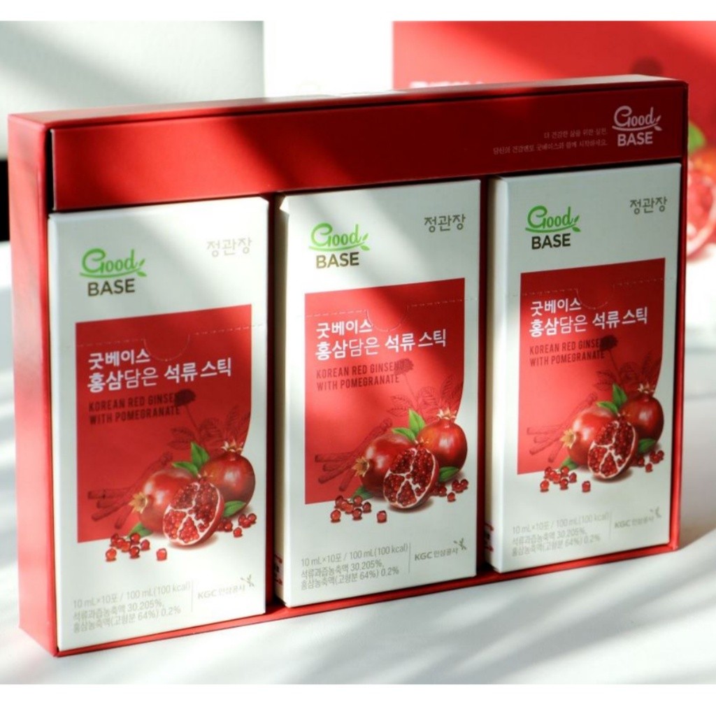 Good Base Korean Red Ginseng with Pomegranate 10ml X 30 sticks cheong ...