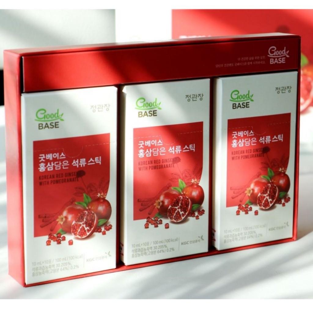 Good Base Korean Red Ginseng with Pomegranate 10ml X 30 sticks cheong ...