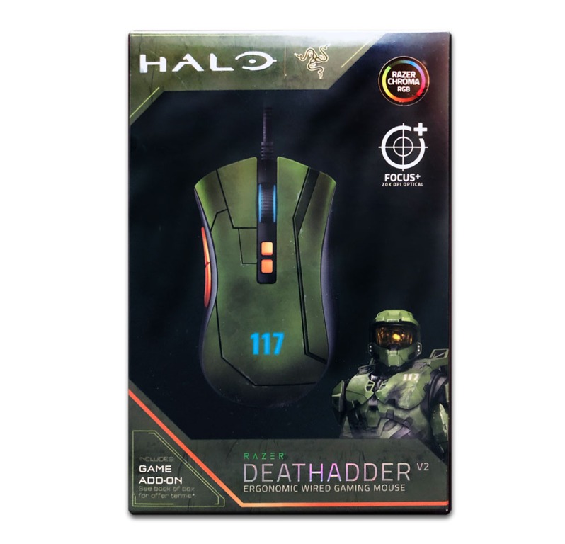 Halo Infinite RGB Chroma Mouse - Razer DeathAdder v2, Computers & Tech ...