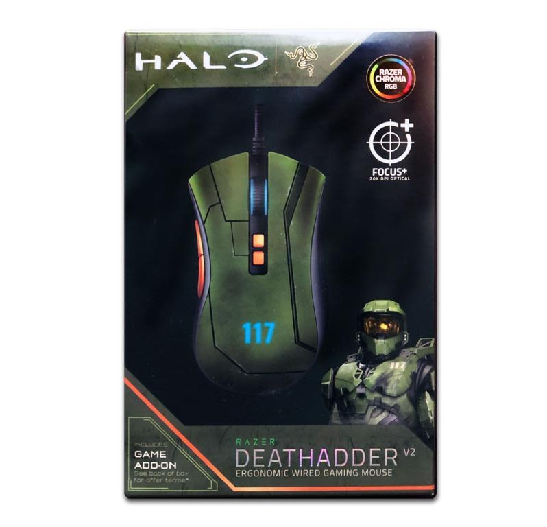 Halo Infinite RGB Chroma Mouse - Razer DeathAdder v2, Computers & Tech ...