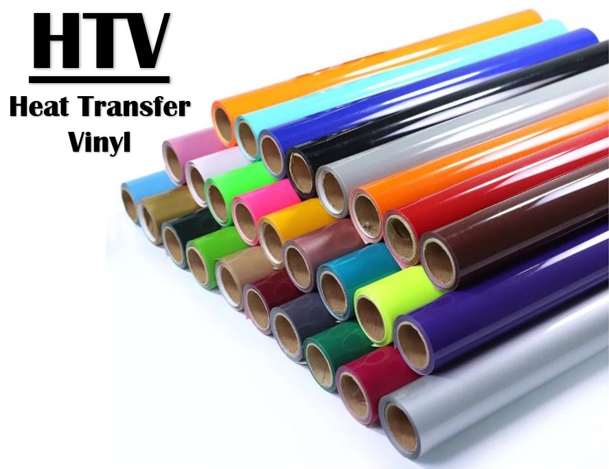 [HEAT TRANSFER VINYL PU] Iron-on HTV Textiles (Cricut Film Heat Press ...