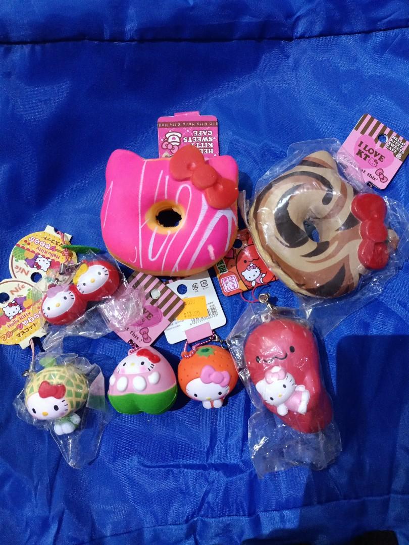 Hello Kitty Squishy Set, Hobbies & Toys, Toys & Games on Carousell
