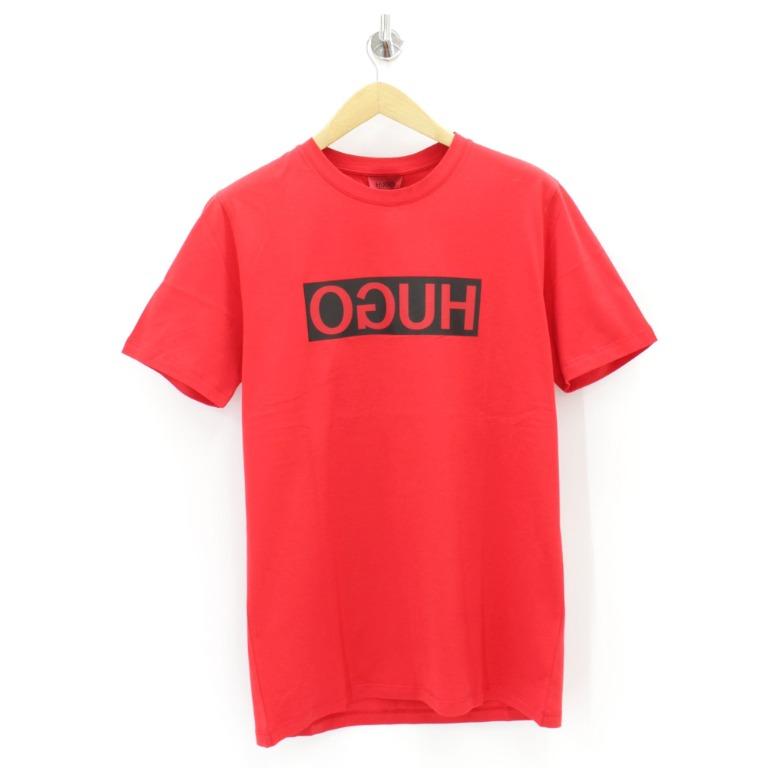 Hugo Boss Reverse Logo Red Men's T-Shirt, Men's Fashion, Tops & Sets ...