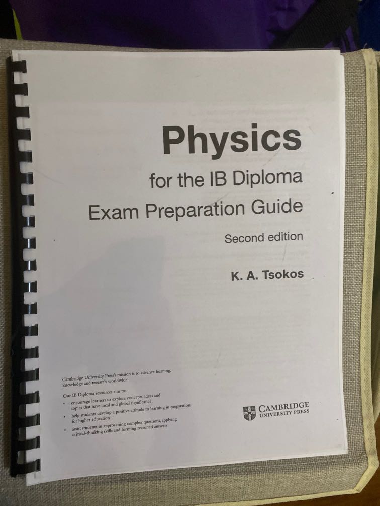 IBDP Physics book, Hobbies & Toys, Books & Magazines, Textbooks on ...
