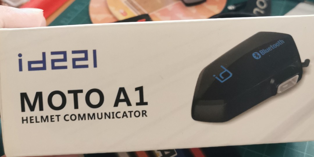 ID221 Bluetooth headset boomless moto A1, Motorcycles, Motorcycle ...