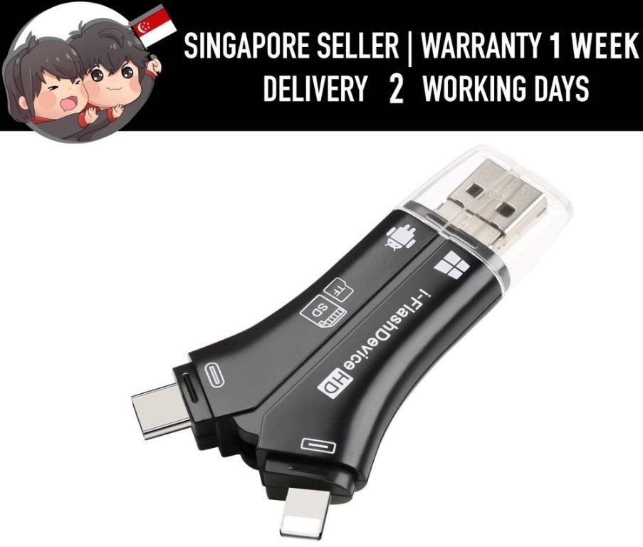iFlash Device 4 in 1 Card Reader HD (TVIRD NK-908) #1260, Computers ...