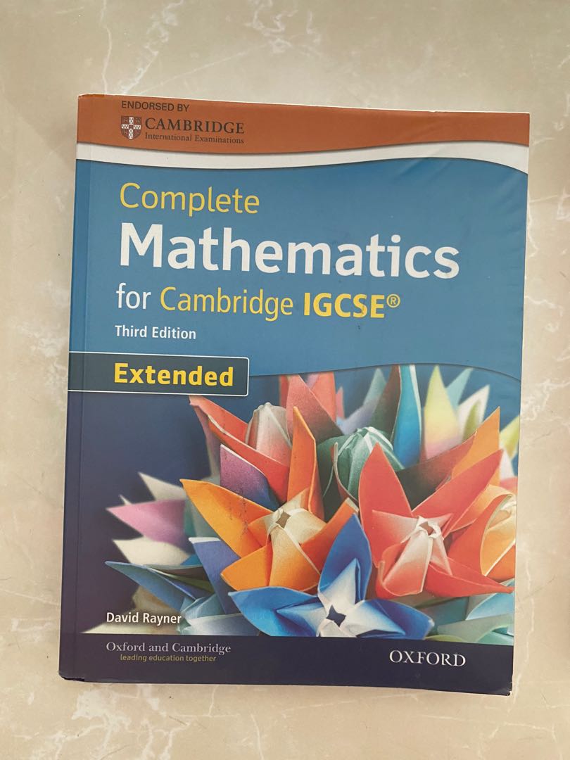 IGCSE Complete Mathematics textbook, Hobbies & Toys, Books & Magazines ...