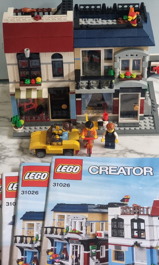 Lego 31026 Bike shop & Cafe, Hobbies & Toys, Toys & Games on Carousell