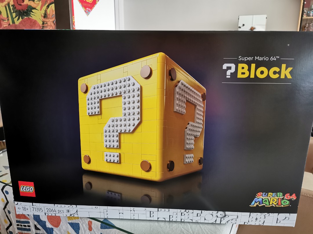 Lego #71395 Super Mario 64 Question Mark Block, Hobbies & Toys, Toys ...