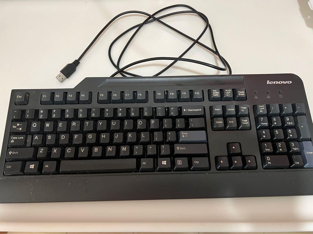 Lenovo Wired Usb Keyboard Computers Tech Parts Accessories Computer Keyboard On Carousell