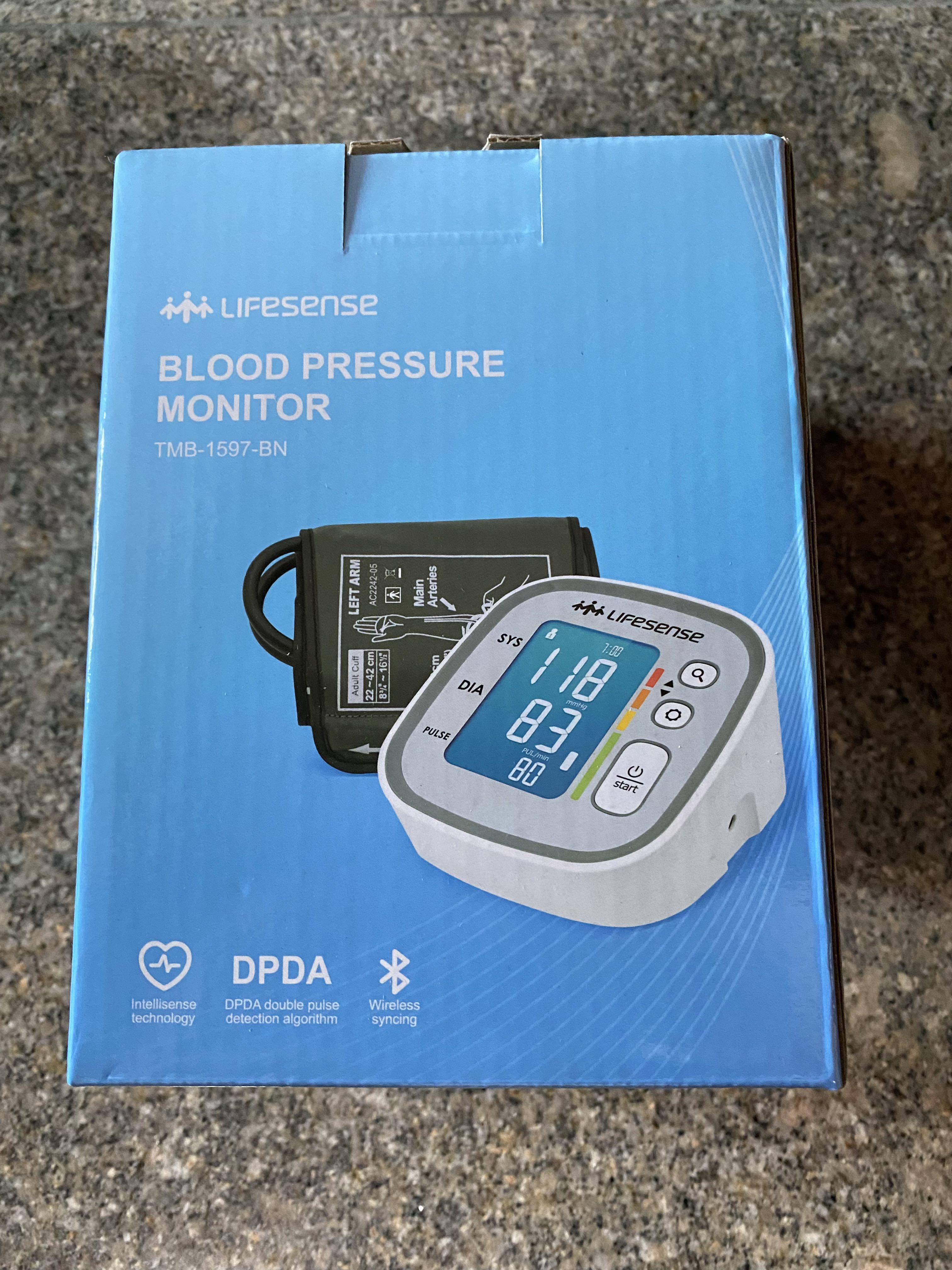 Lifesense blood pressure monitor, Health & Nutrition, Health Monitors ...