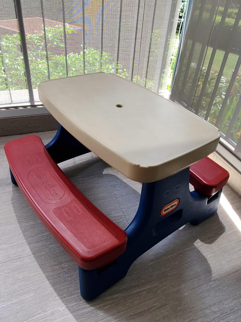 Little Tikes Picnic Bench, Babies & Kids, Baby Nursery & Kids Furniture ...